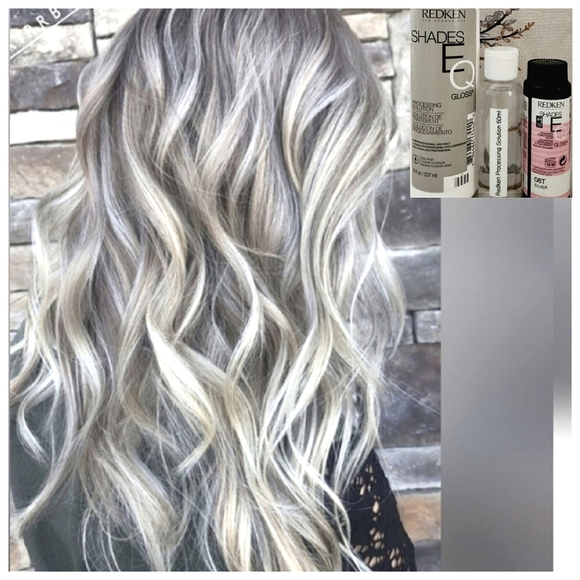 Redken | Hair | Redken Shades Eq Toning Kit Hair Gloss 8t Silver ...